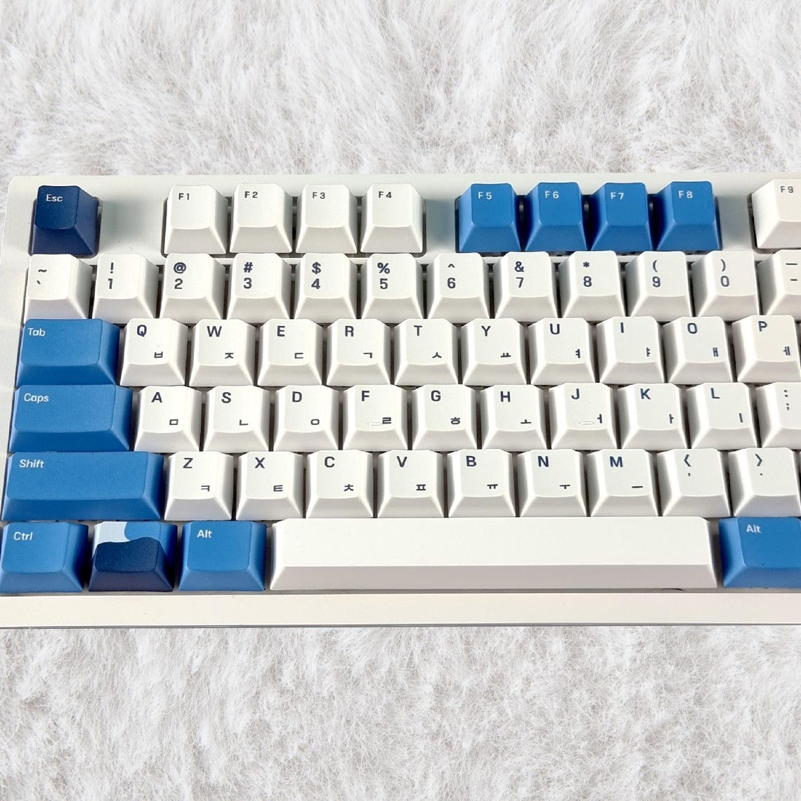 132 Keys Cool Cat Korean Keycap Set, PBT, Cherry, Hangul Keycaps Kor ...