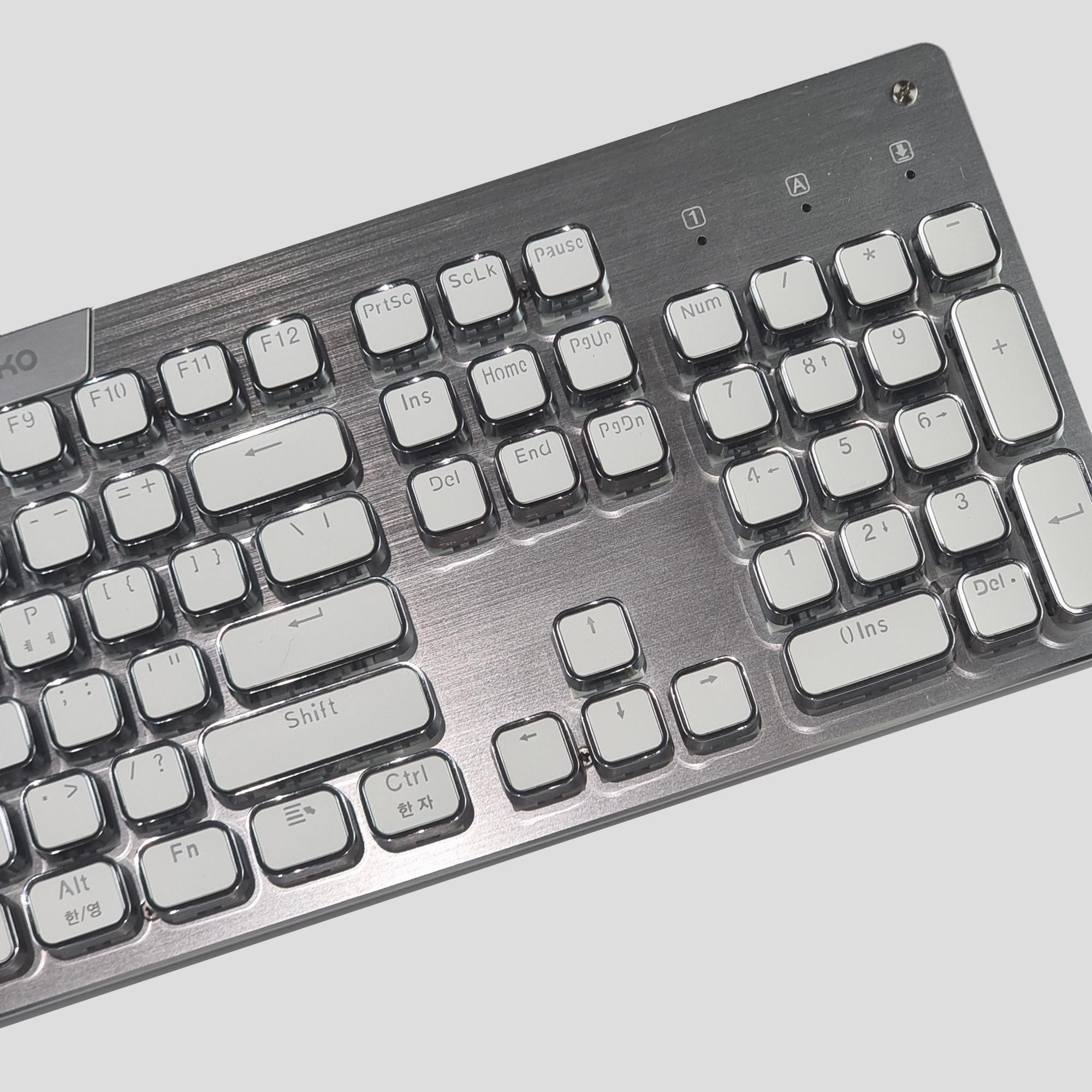 Silver Luxe Mechanical Korean Keyboard USB Type – Custom Switch ...