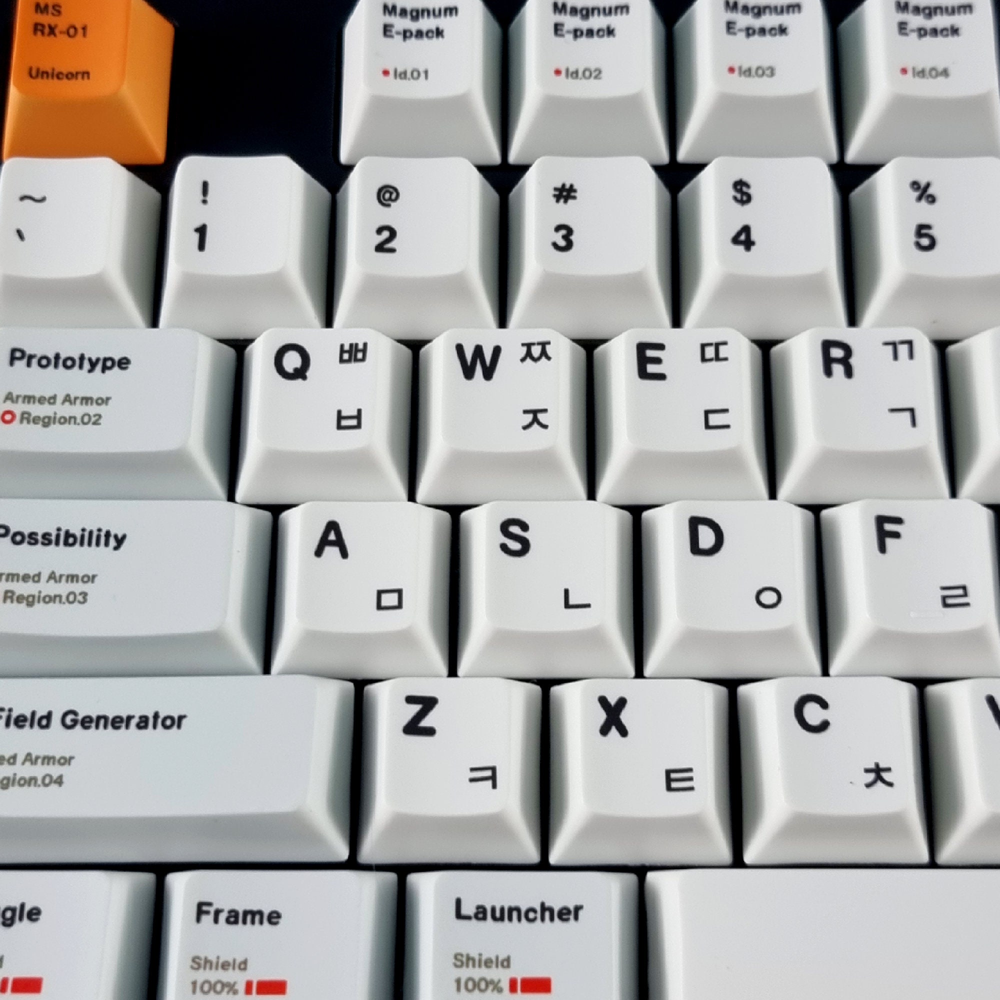 161 Keys Programmer Korean Keycap Set, PBT, Hangul Keycaps Kor/eng ...