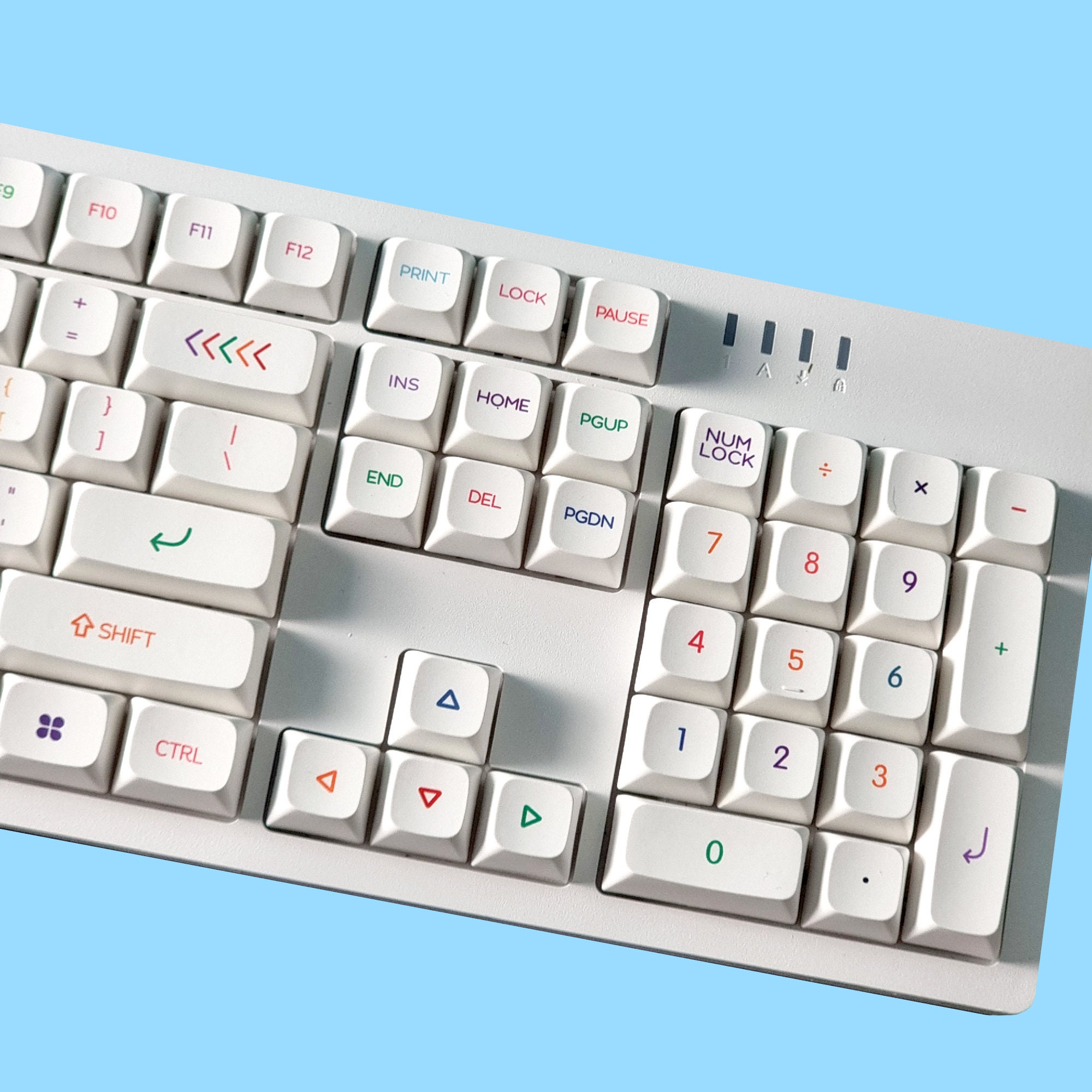 127 Keys Candy Korean Keycap Set, PBT, Hangul Keycaps Korean and ...