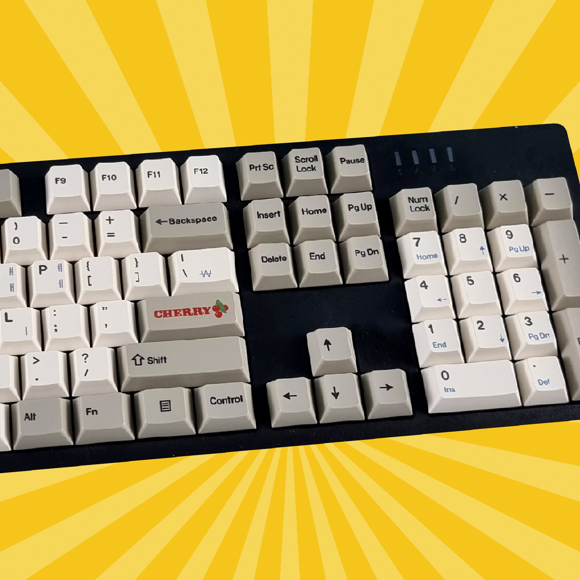 150 Keys Retro Grey Korean Keycap Set, PBT, Hangul Keycaps Korean and ...