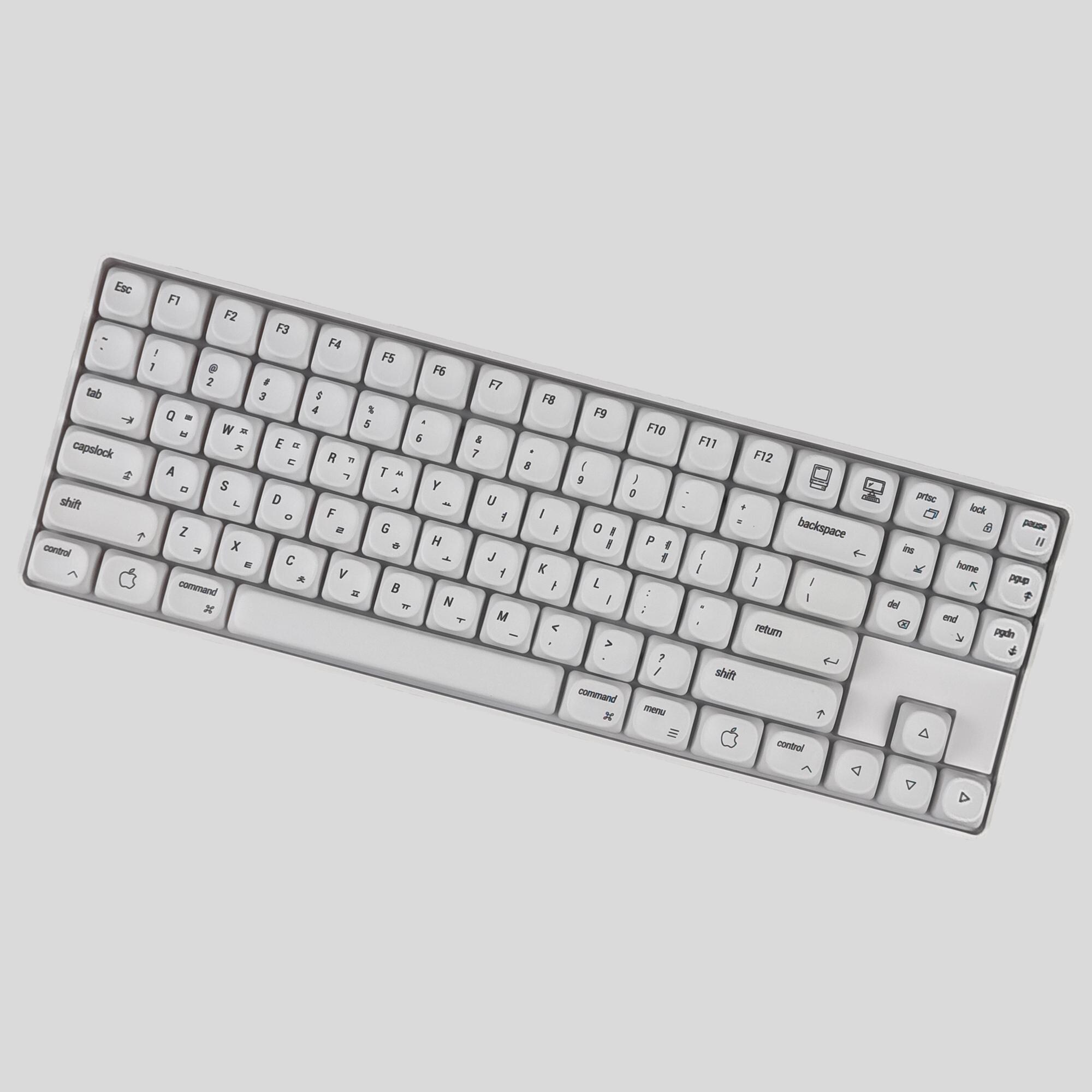 146 Keys Apple Style Korean Keycap Set, Mac Key Included, MOA, PBT ...