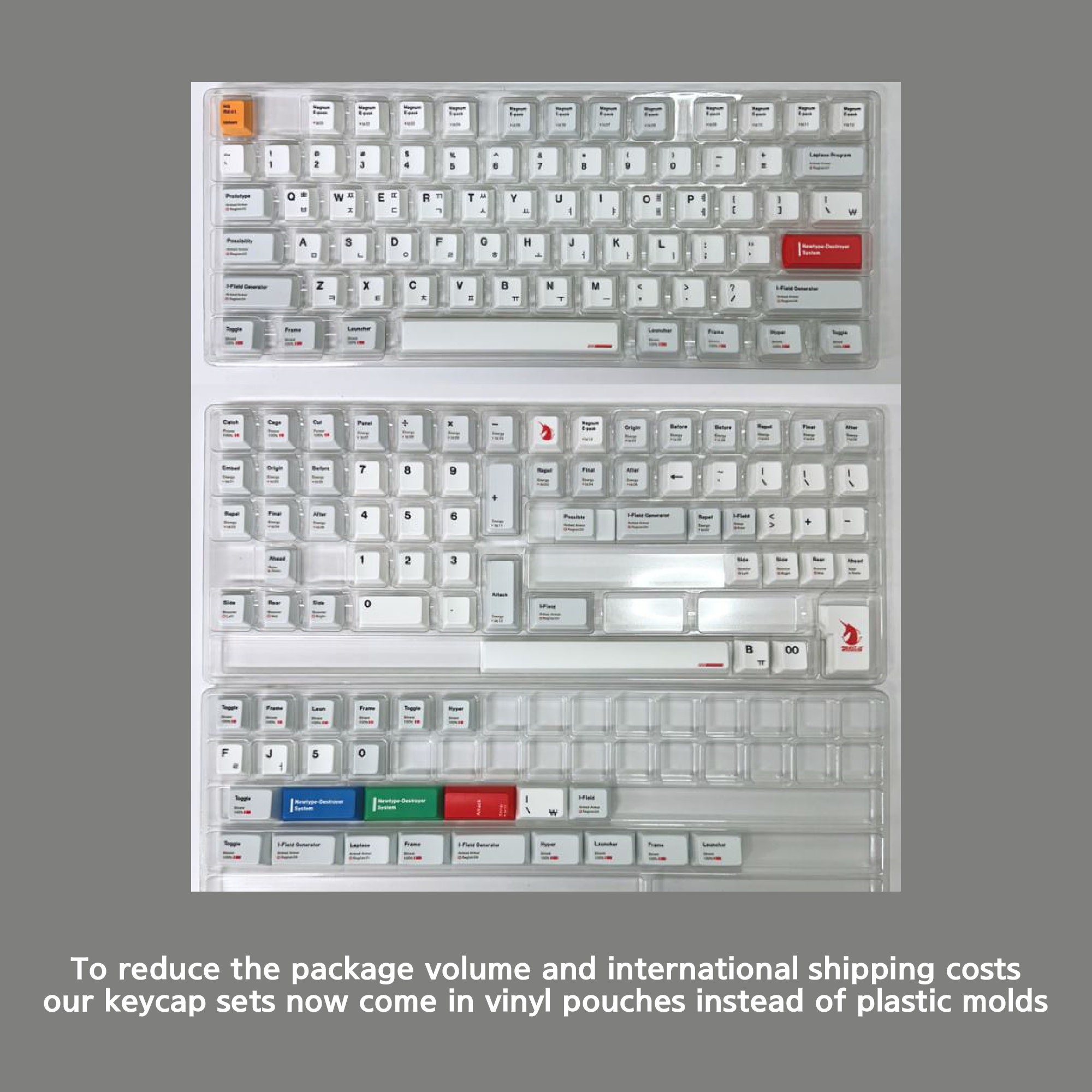 161 Keys Programmer Korean Keycap Set, PBT, Hangul Keycaps Kor/eng ...