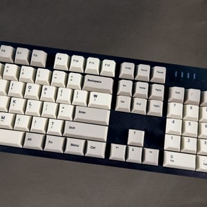 108 Keys Classic Brown Korean Keycap Set, PBT, Cherry, Hangul Keycaps ...