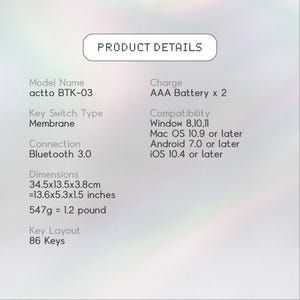 Wireless TKL Korean Keyboard, Hangul Cute Round Keycaps, Membrane ...