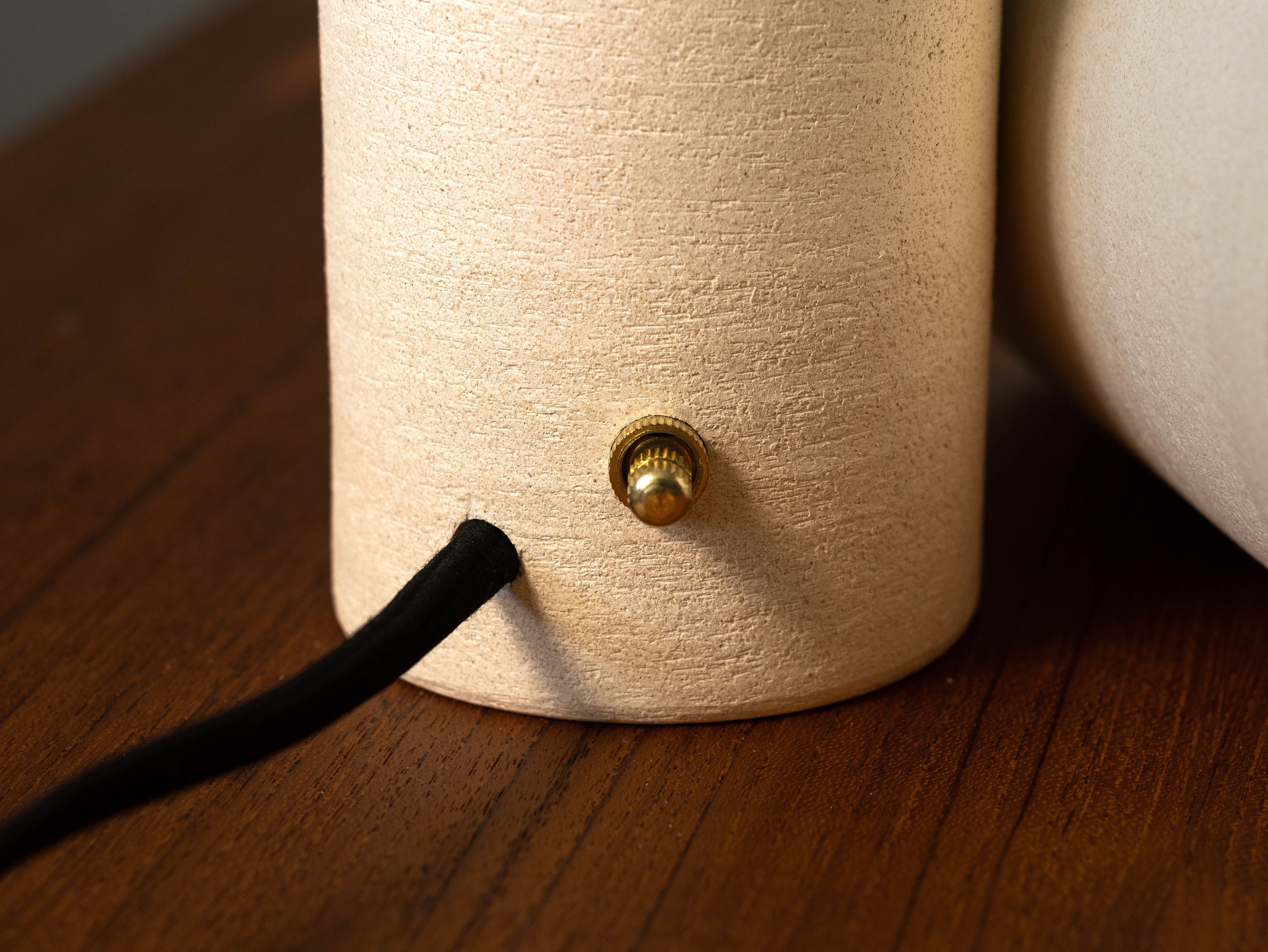 Ceramic Table Lamp | Straight Walled | Artist Made - Etsy