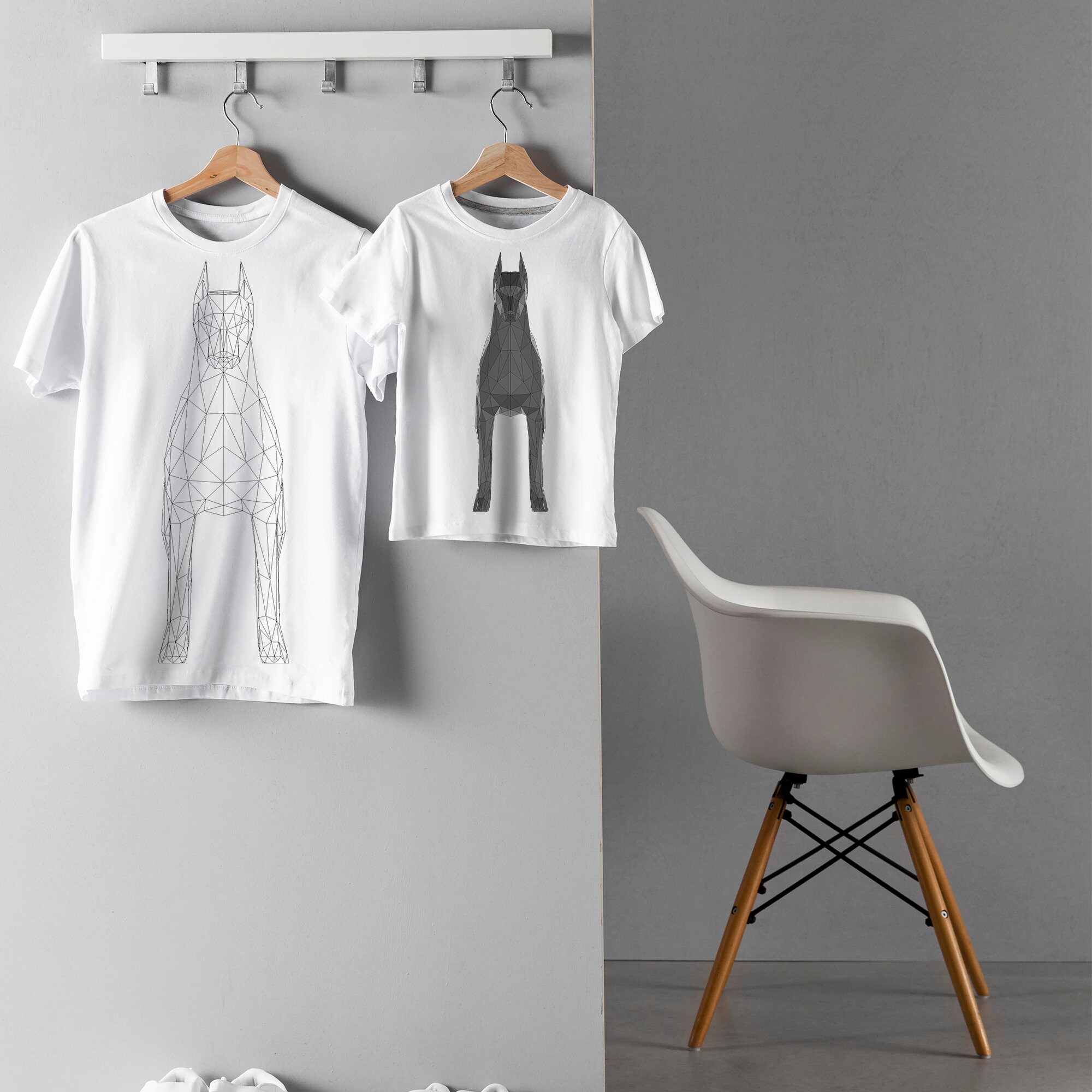 Doberman Dog Pattern Digital Download PNG Image for T-shirt Prints and ...