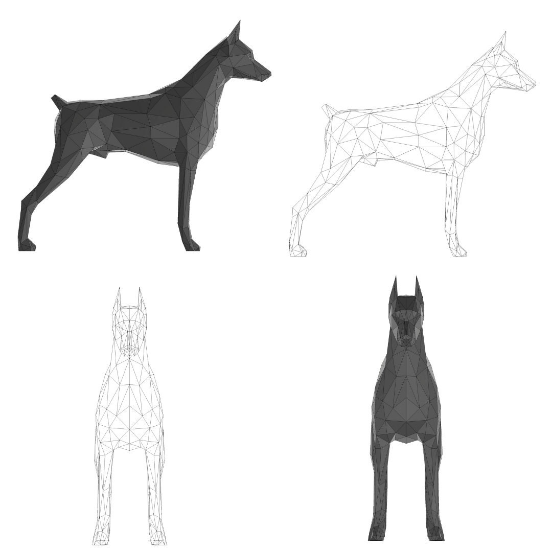 Doberman Dog Pattern Digital Download PNG Image for T-shirt Prints and ...