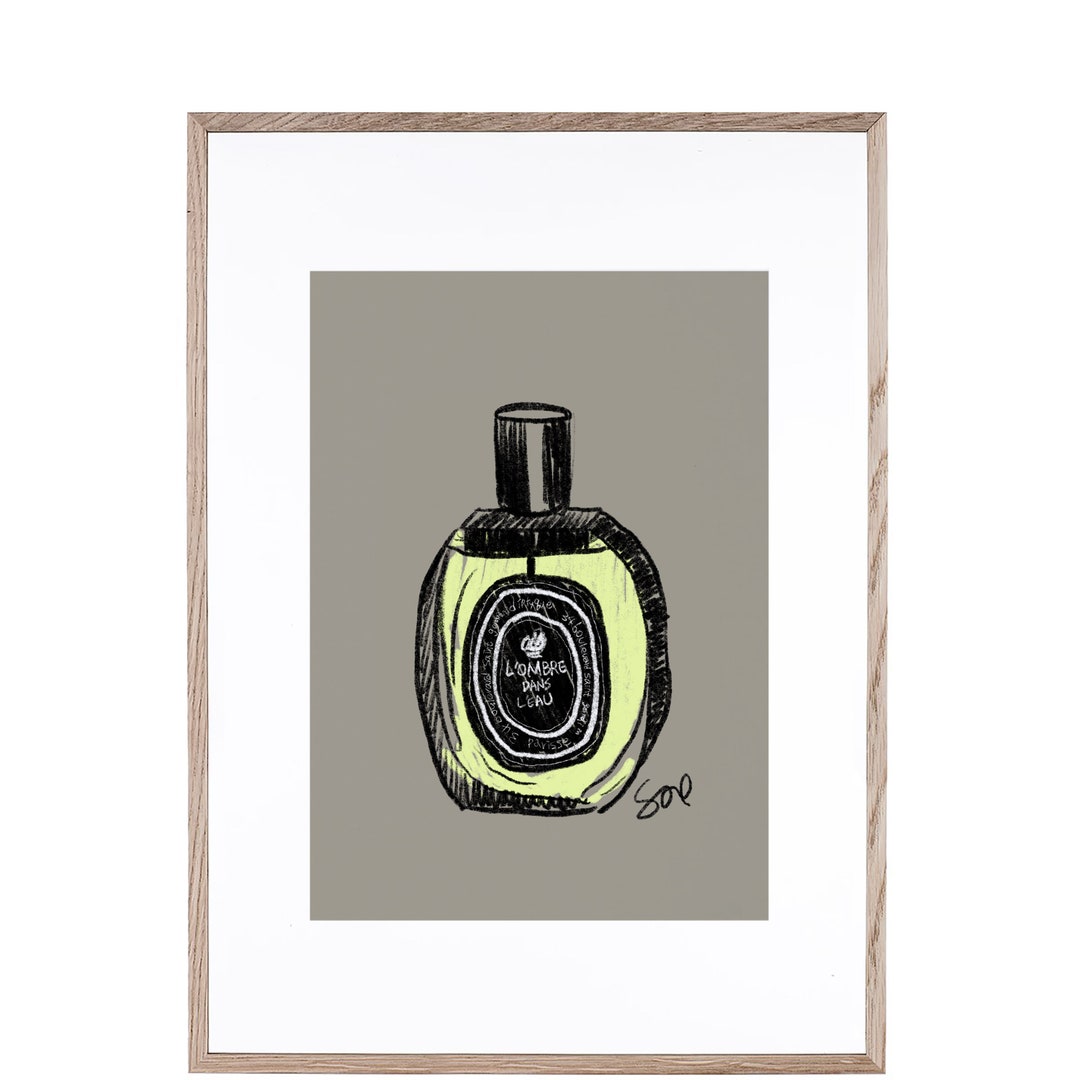 Diptyque Perfume Sketch Drawing Digital Print - Etsy