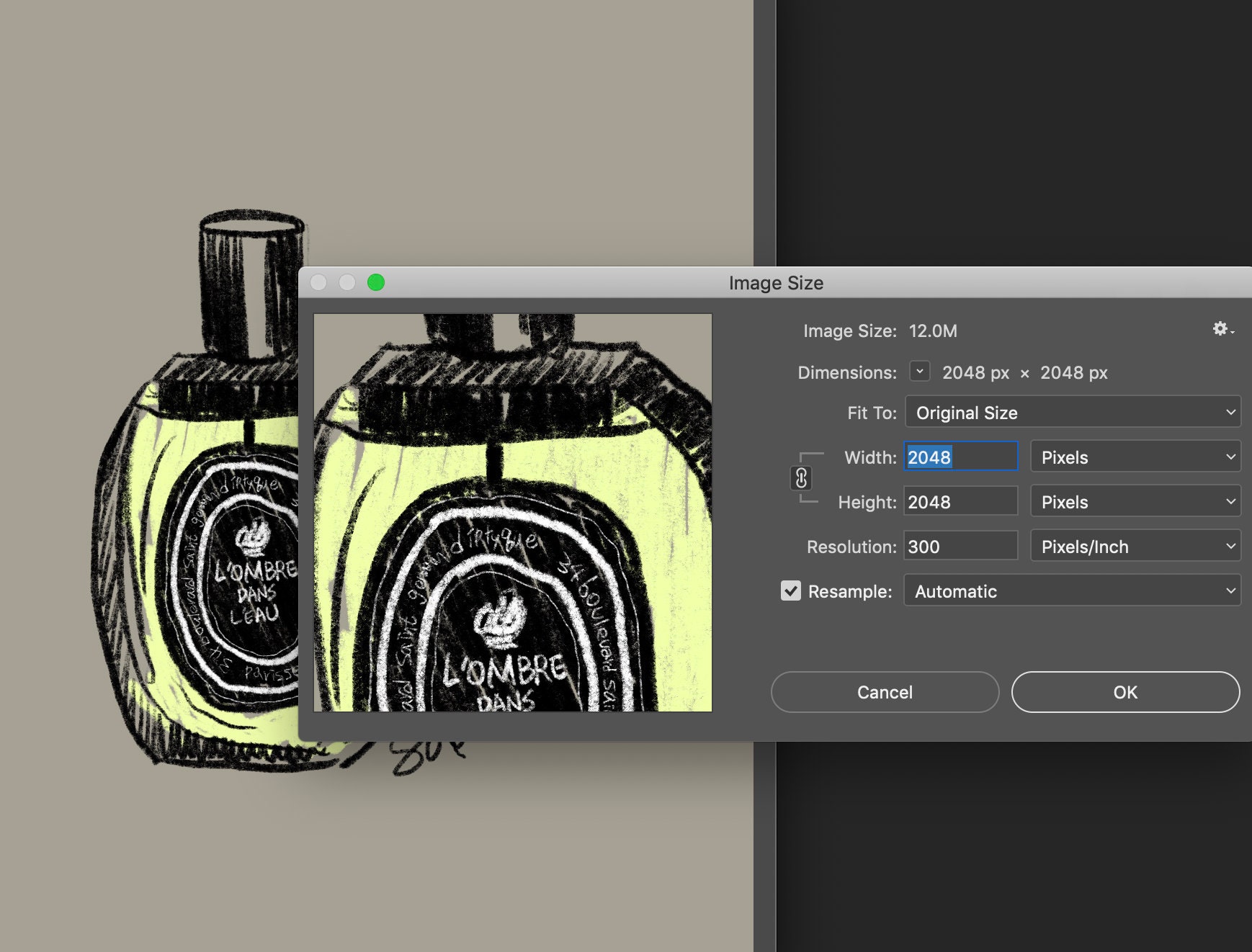 Diptyque Perfume Sketch Drawing Digital Print - Etsy