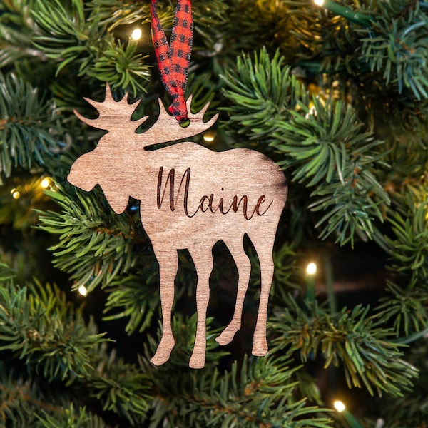 Moose Stocking - Etsy