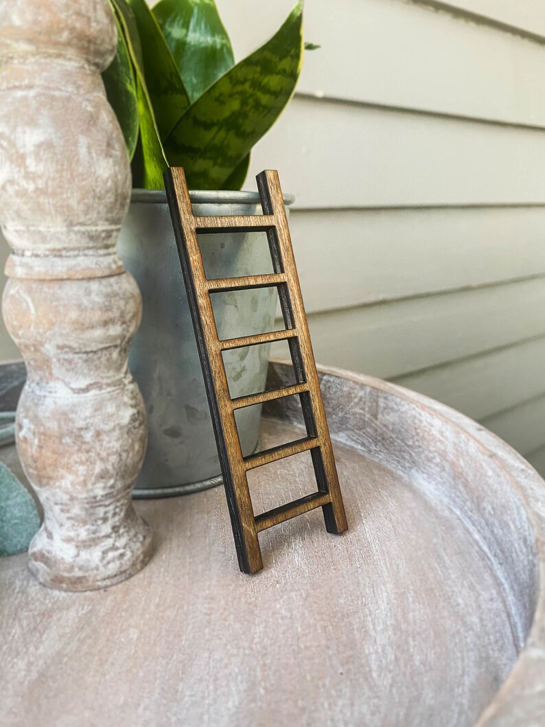 Small Ladder Decor Mini Ladder for Kitchen Tiered Tray - Etsy