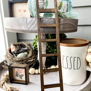 Mini Ladder Tier Tray, Mini Ladder Shelf, Tiered Tray Ladder, Mini ...