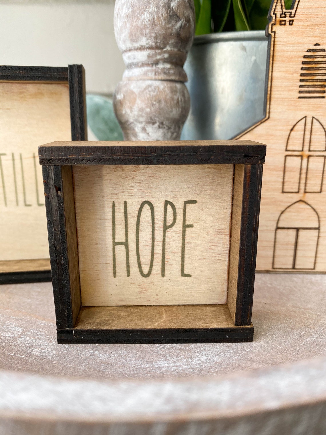 Tiered Tray Signs Shelf Sitter Signs Mini Signs for Tiered | Etsy