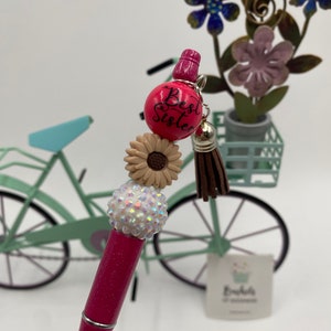 Friendship Besties Best Friend Pens BFFS Cute Chunky Bead Pens Custom ...