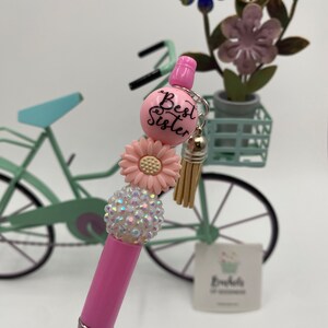 Friendship Besties Best Friend Pens BFFS Cute Chunky Bead Pens Custom ...
