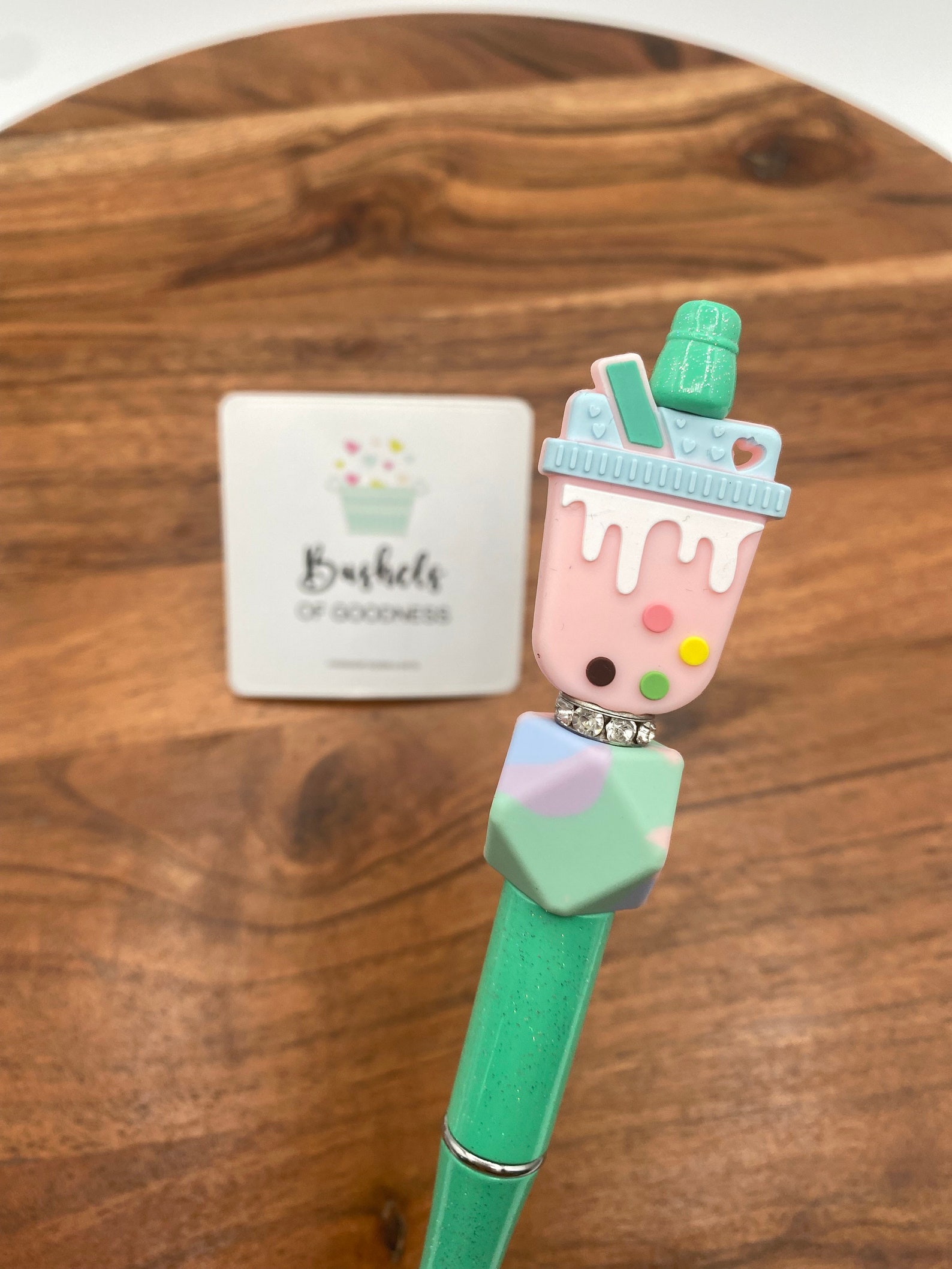 Custom Beaded Ink Pens Cute Silicone Pens Ballpoint Pens Gift Ideas ...