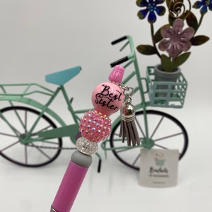 Friendship Besties Best Friend Pens BFFS Cute Chunky Bead Pens Custom ...