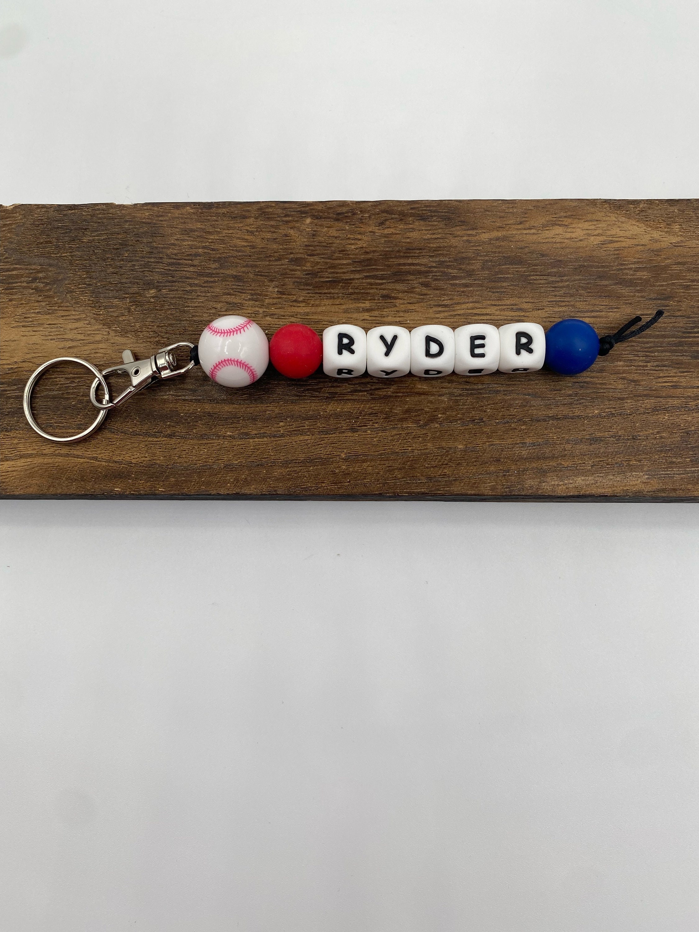 Personalized Sport Keychain Name Keychain Custom Sport Gifts Sports Fan ...