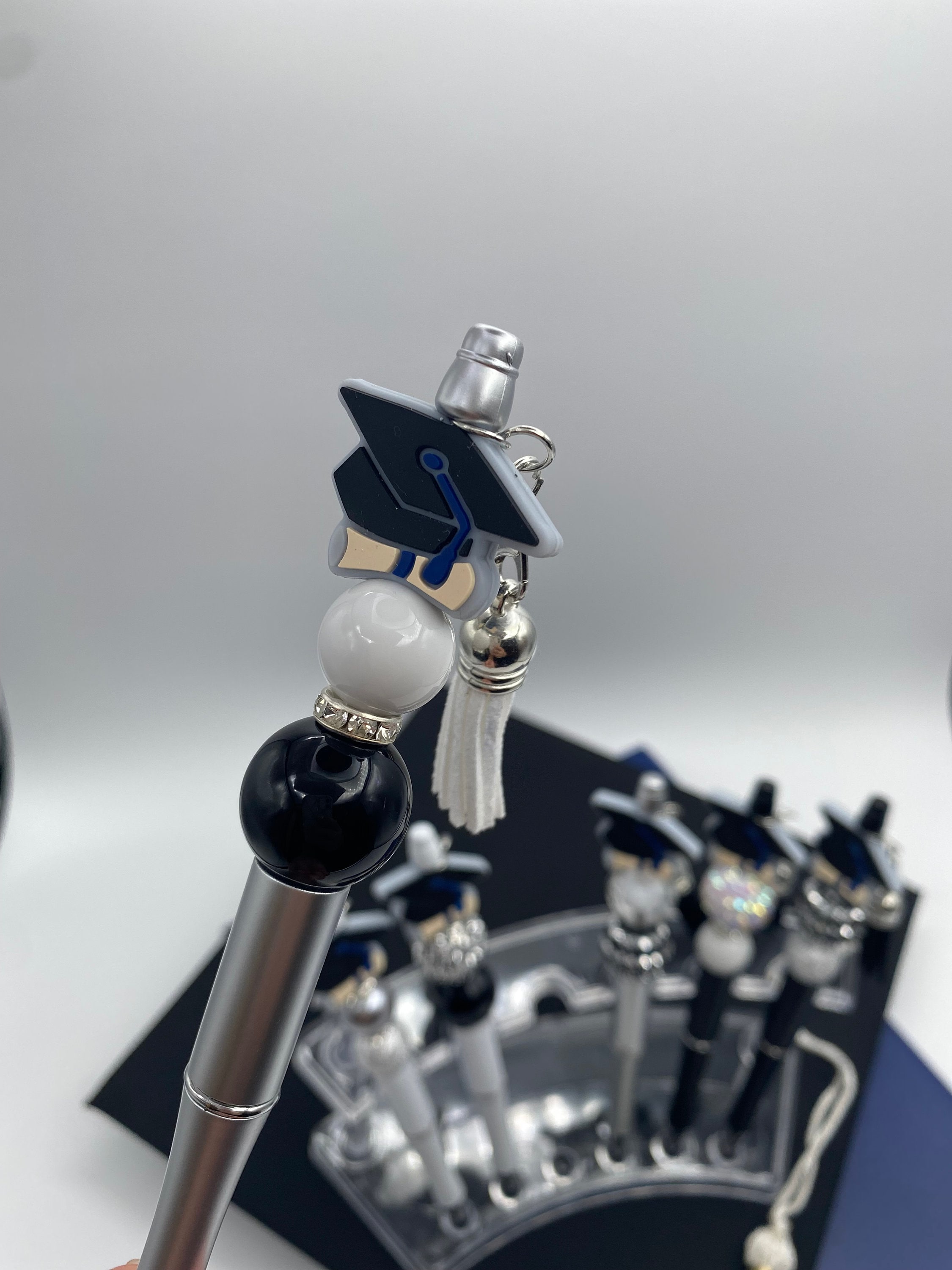 Graduation Beaded Pen With Tassel: Refillable Ink Pen - Etsy