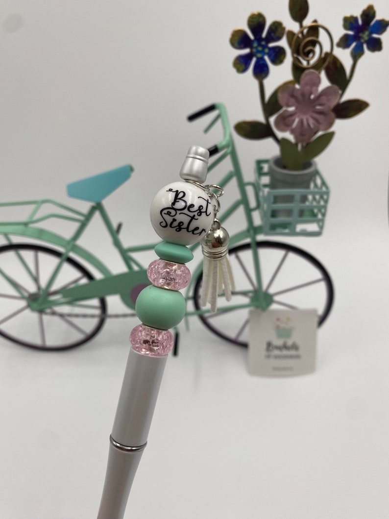 Friendship Besties Best Friend Pens BFFS Cute Chunky Bead Pens Custom ...
