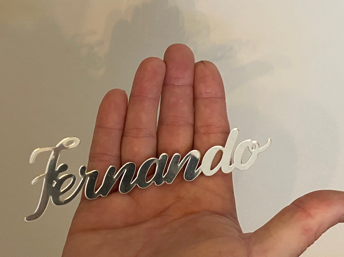 Mirrored Acrylic Place Setting Names for Wedding Party Laser - Etsy Mirrored Acrylic Place Setting Names for Wedding Party Laser - Etsy