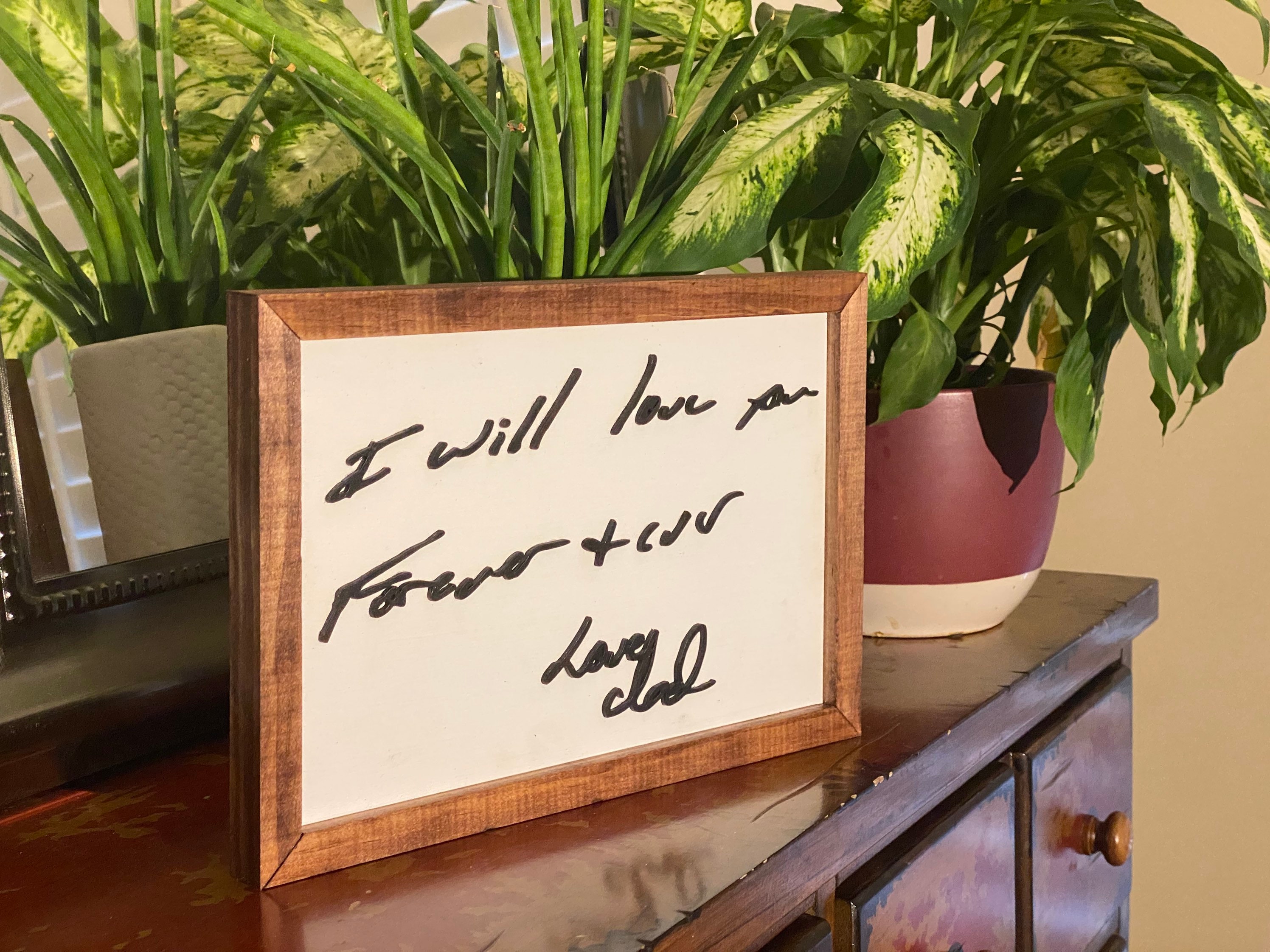 Laser Cut Handwriting Sign Personalized Sign From - Etsy