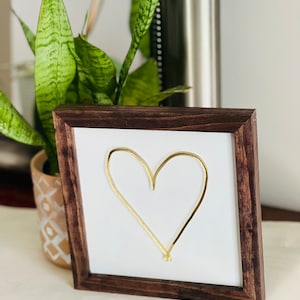 3D Handwritten Heart Sign, Custom Made , Family Keepsake, Drawing, Sign ...