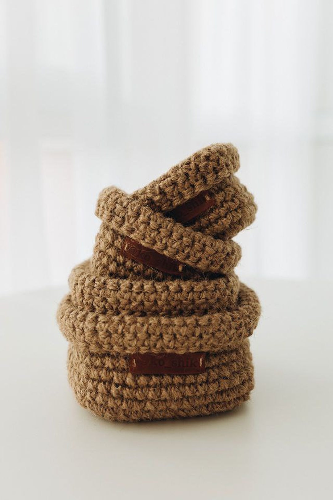 Square Jute Baskets With a Flap Hanging Fruit Basket Woven - Etsy
