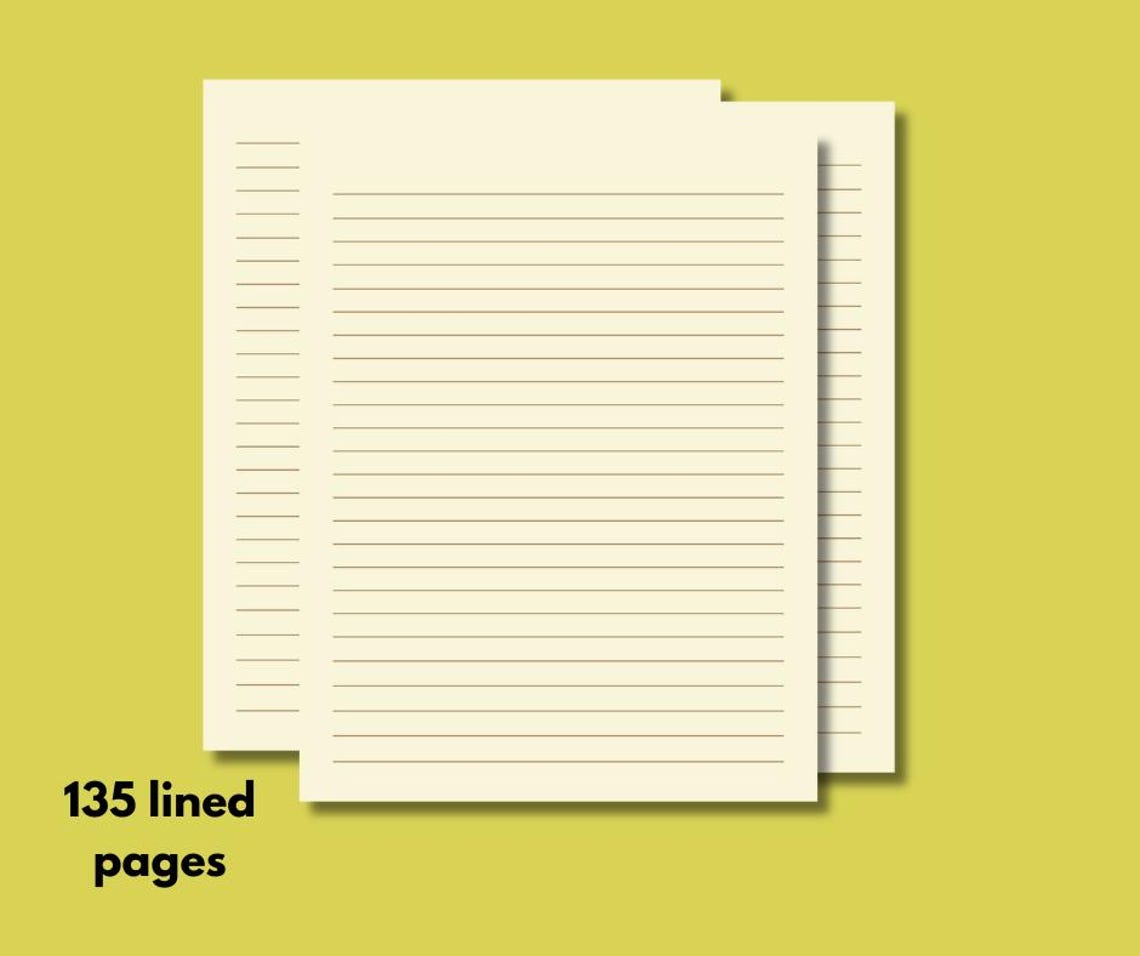 Digital Journal With 135 Lined Pages | Sustainable Journal Alternative ...