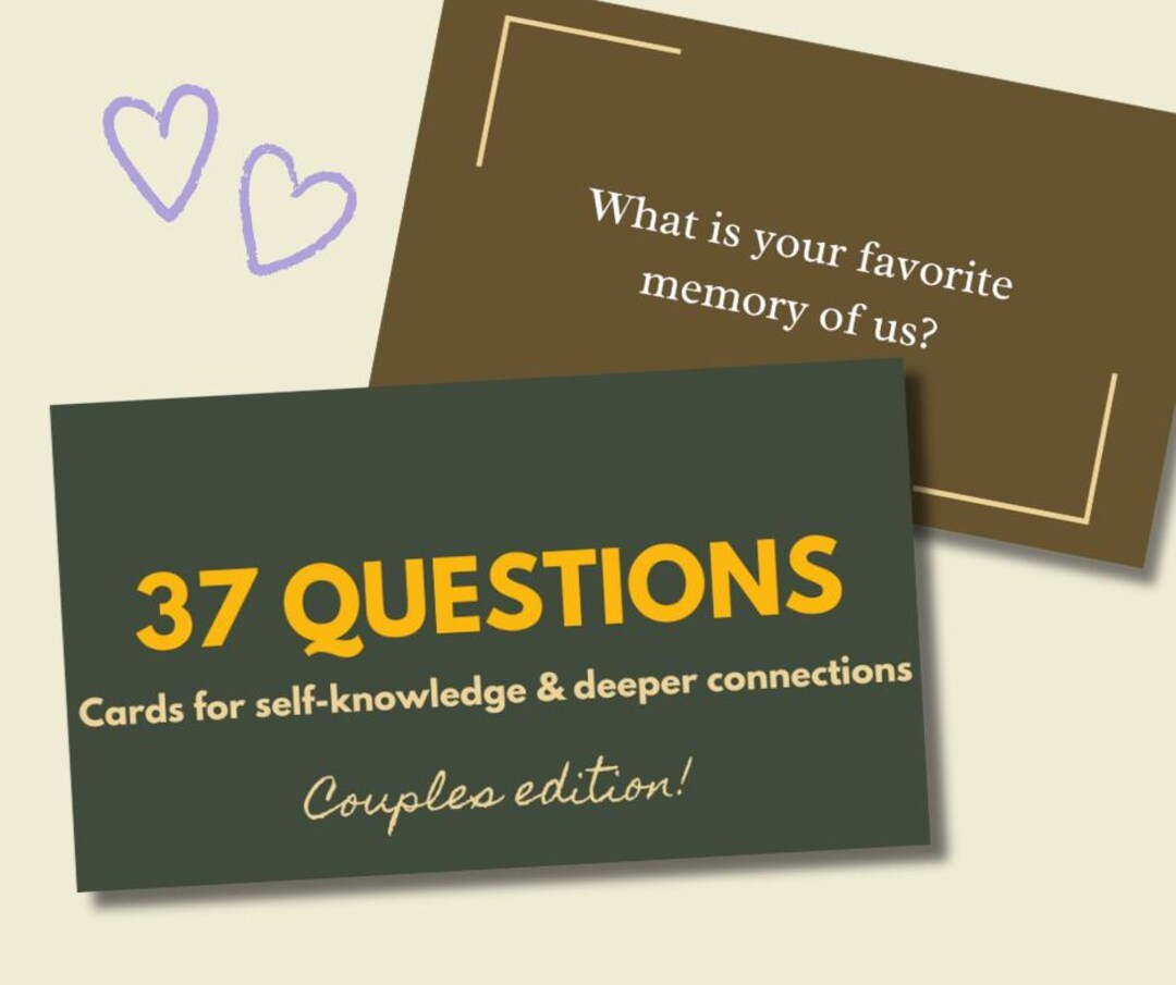 Couples Game | Digital Question Cards Game | Date Night Game ...
