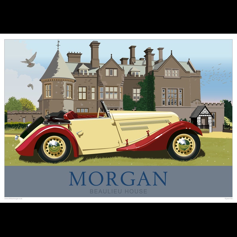 Morgan Digital Illustration Card/poster A4 A3 & A2 Art Print + A5 ...