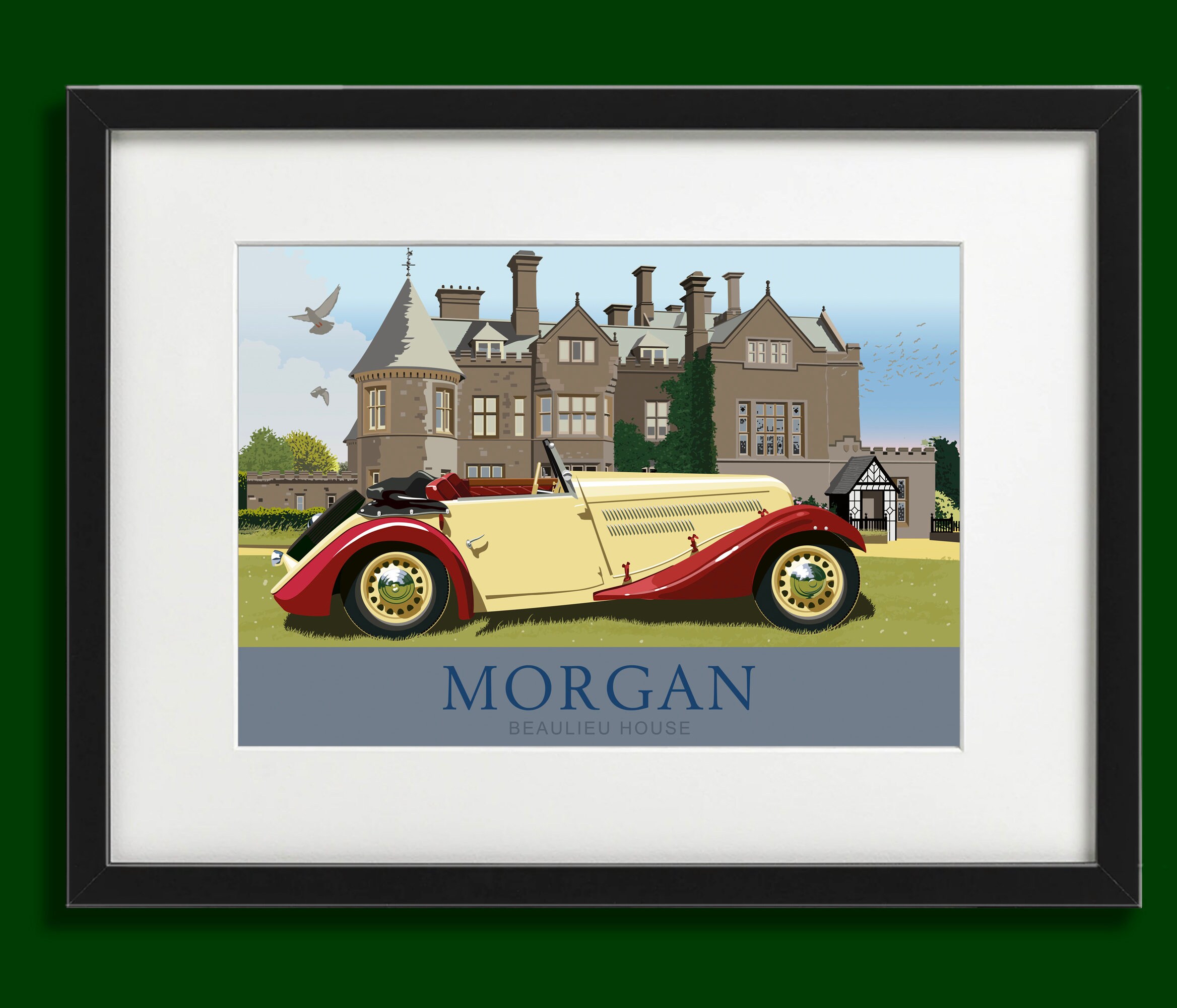 Morgan Digital Illustration Card/poster A4 A3 & A2 Art Print + A5 ...