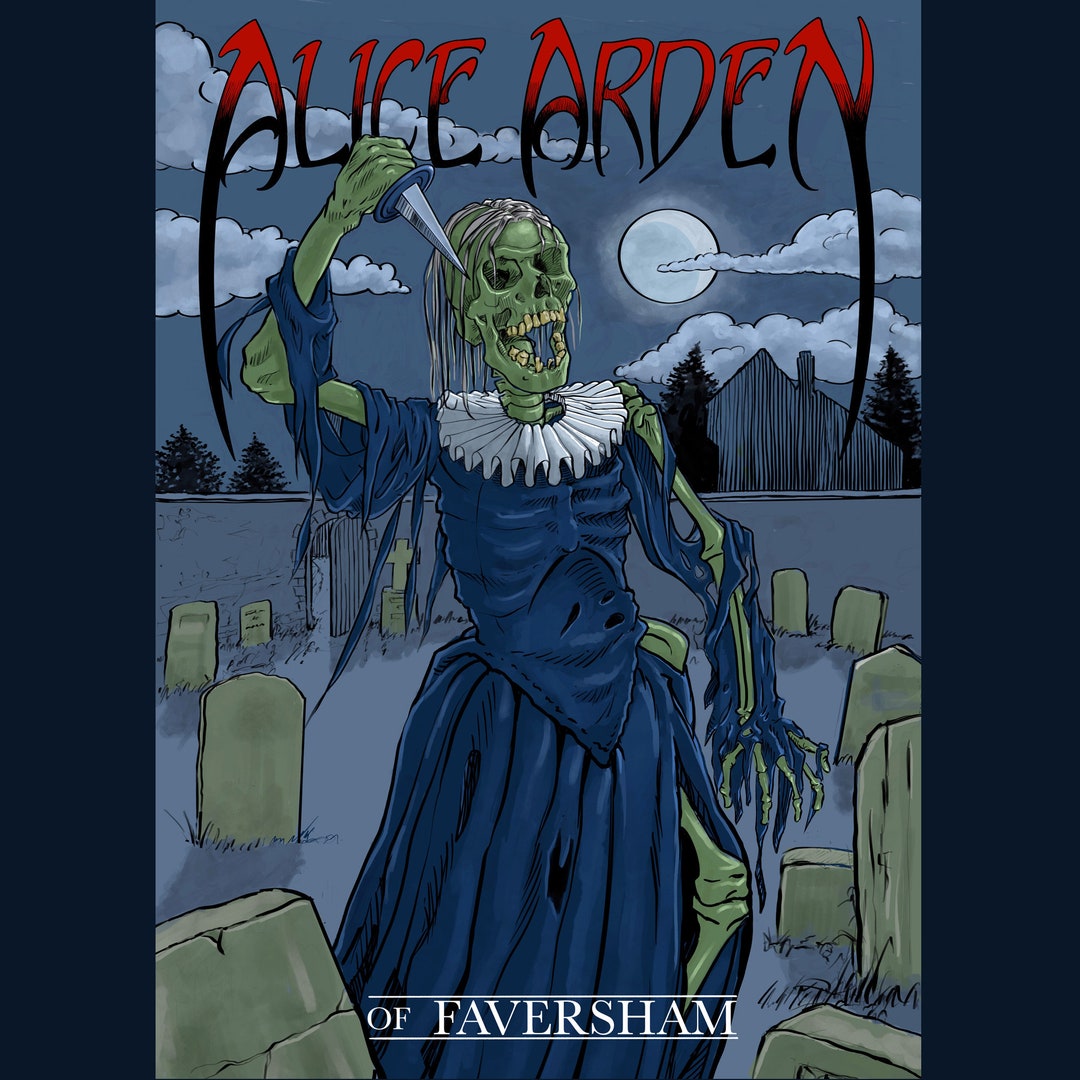 Alice Arden Digital Illustration Card/poster A4 A3 and A2 Art Print ...