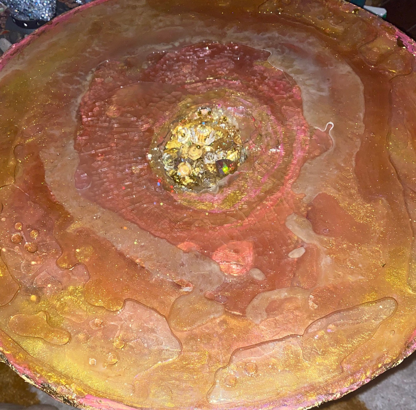 Neon Pink Mennequin "geode" Cocktail Table - Etsy