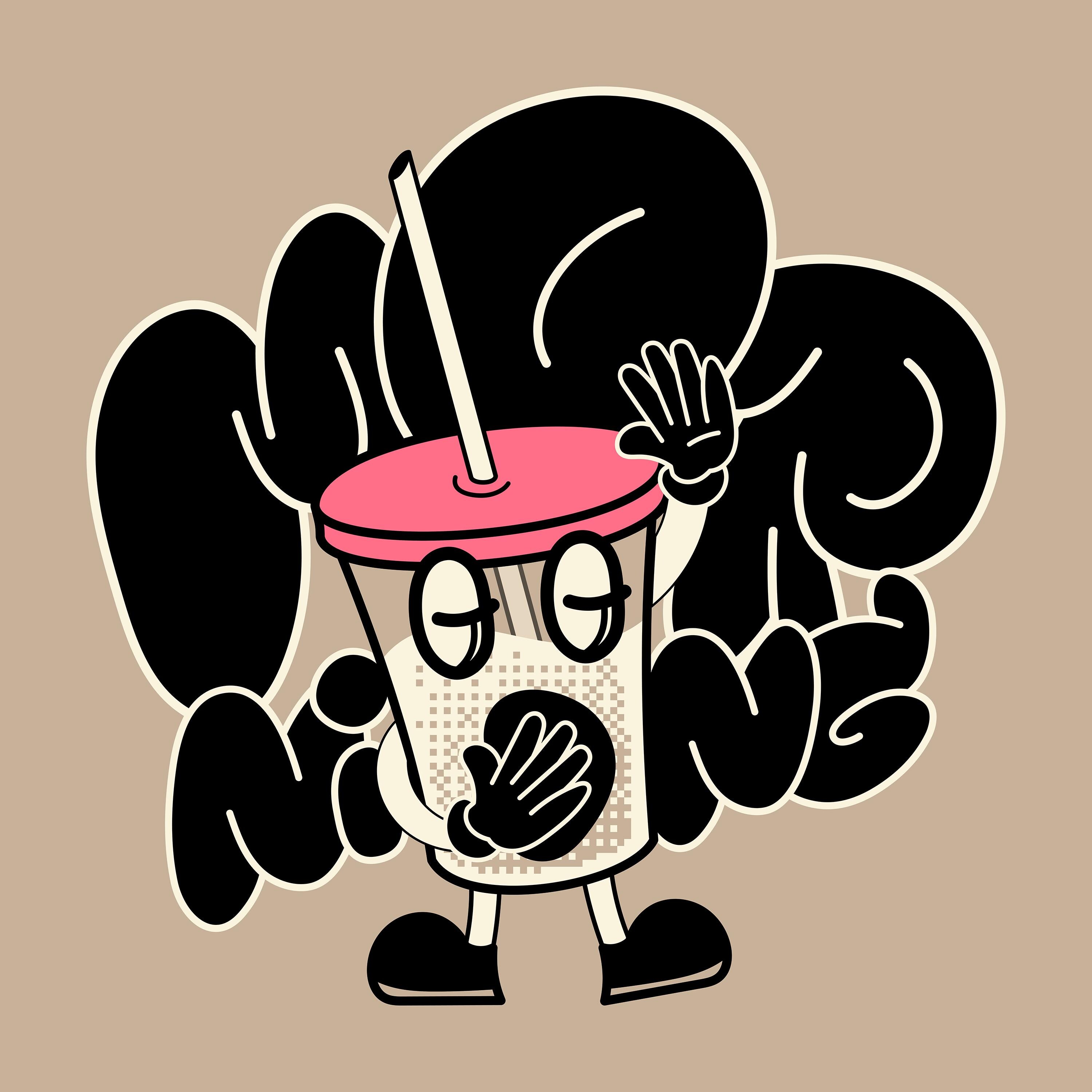 Retro Mascot & Cartoons Characters SVG, PNG Clipart Digital Download ...