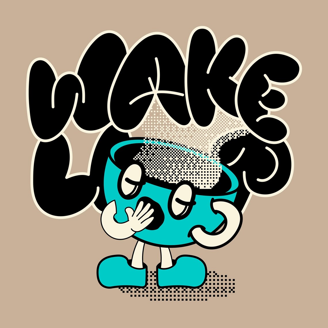 Retro Mascot & Cartoons Characters SVG, PNG Clipart Digital Download ...