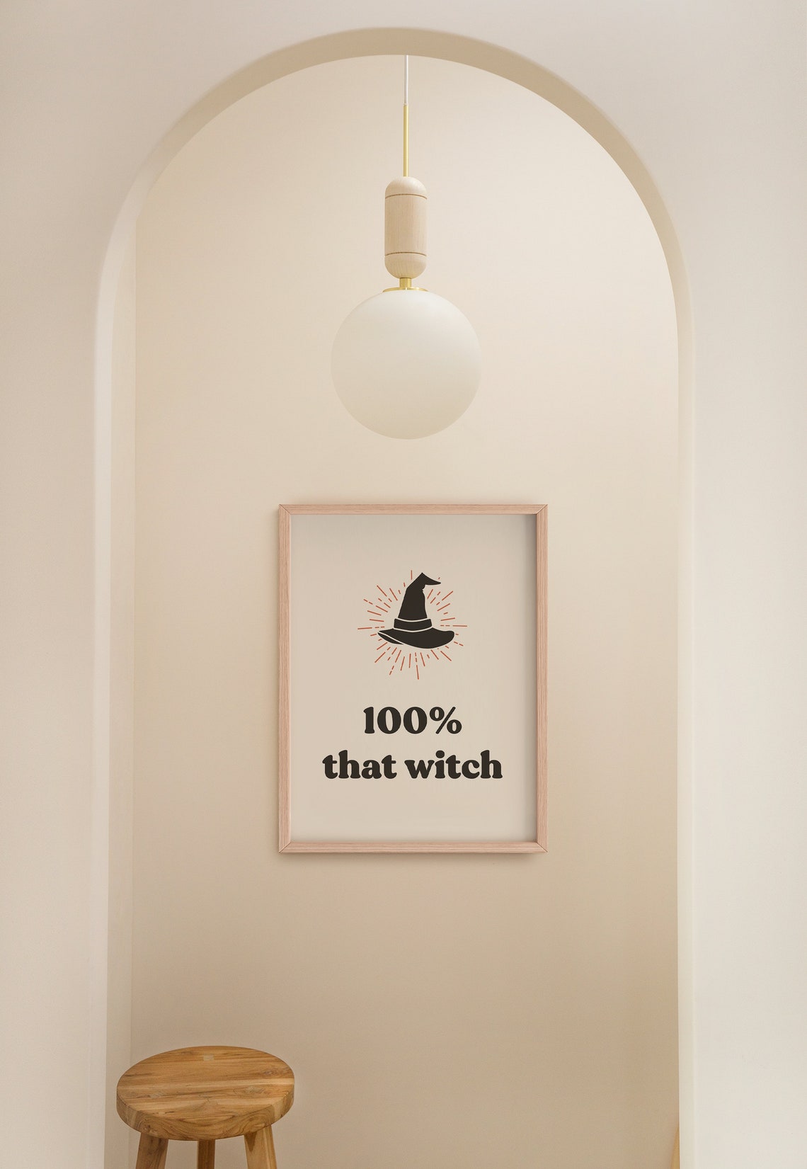 Halloween Wall Art, Halloween Prints, Witch Print, Witch Poster, Boho ...