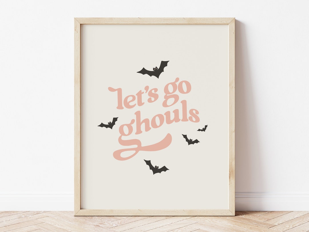 Lets Go Ghouls, Pastel Halloween, Pink Halloween Decor, Girly Halloween ...