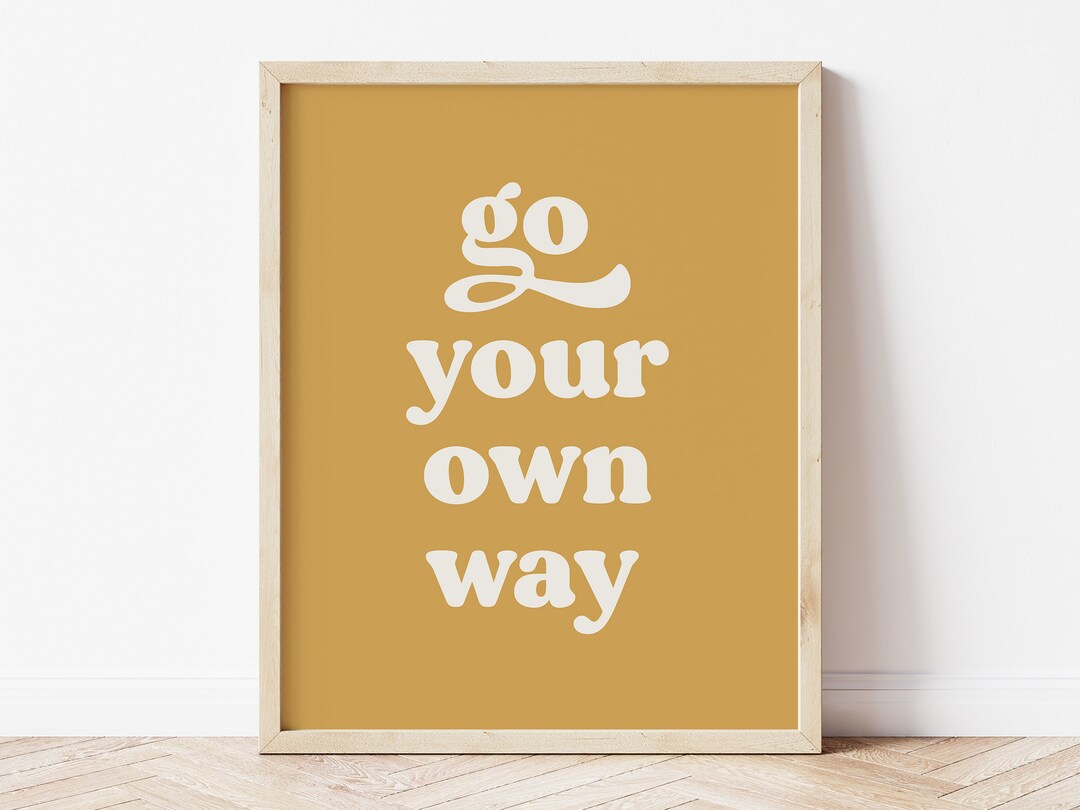 Go Your Own Way, Stevie Nicks Print, Fleetwood Mac Poster, Feminist ...