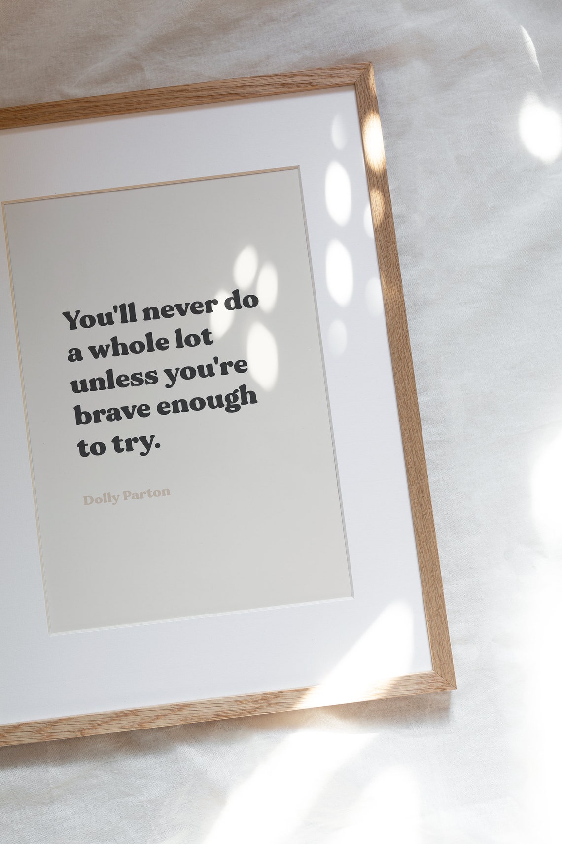 Printable Dolly Parton Poster, Quote Wall Art, Feminist Poster, Neutral ...