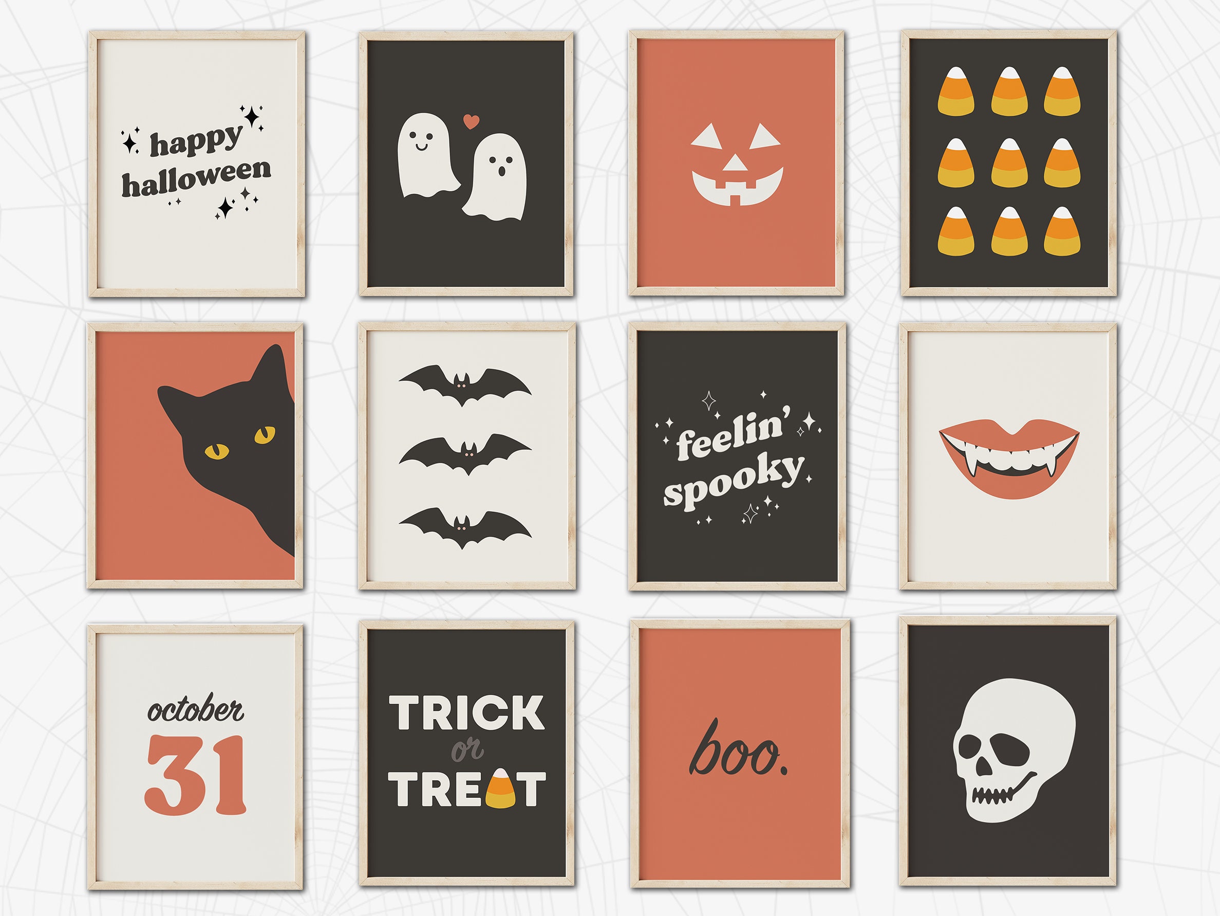 Halloween Wall Art Bundle Halloween Mega Bundle Halloween | Etsy