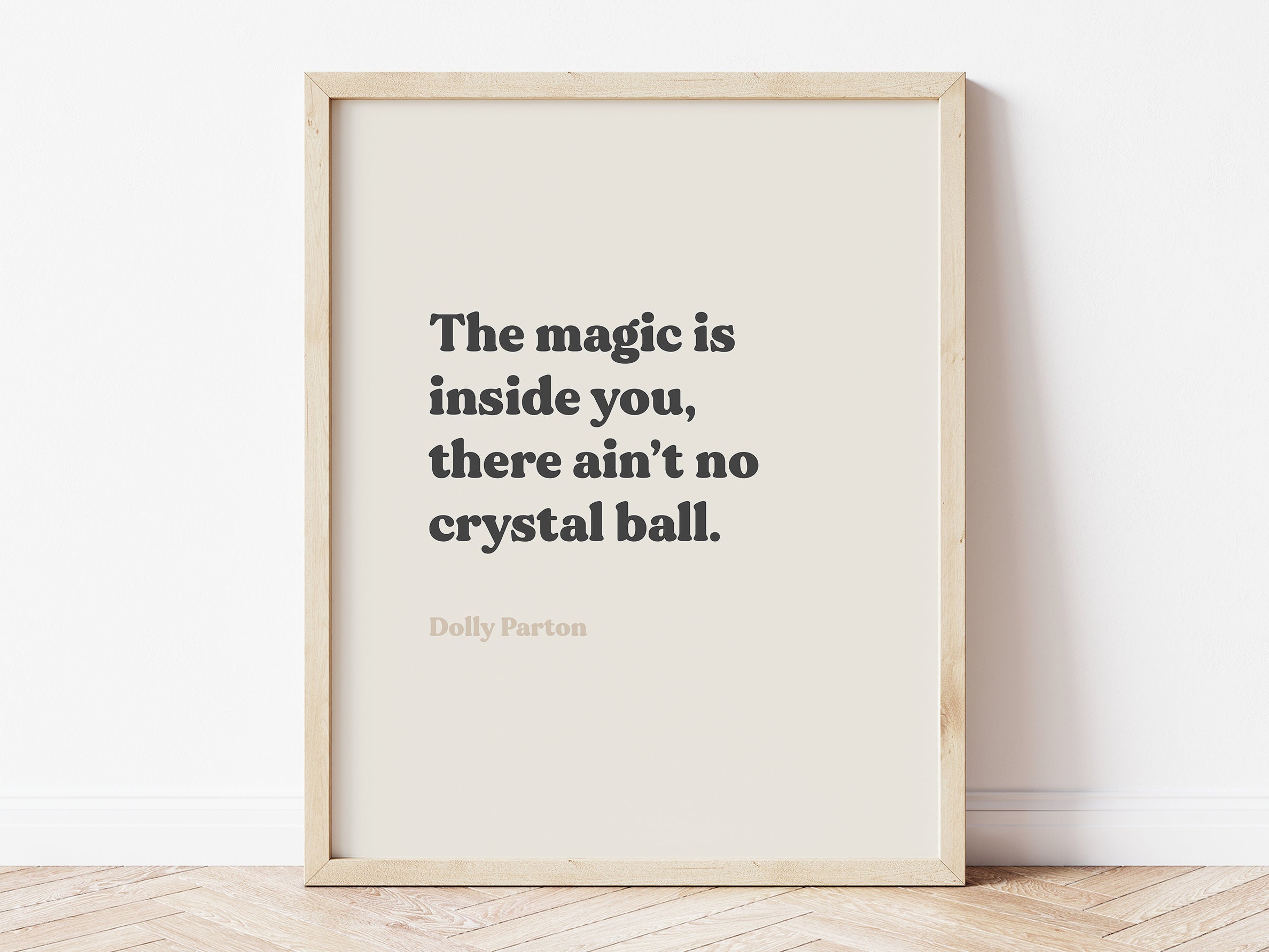 Printable Dolly Parton Print Quote Wall Art Feminist Poster | Etsy