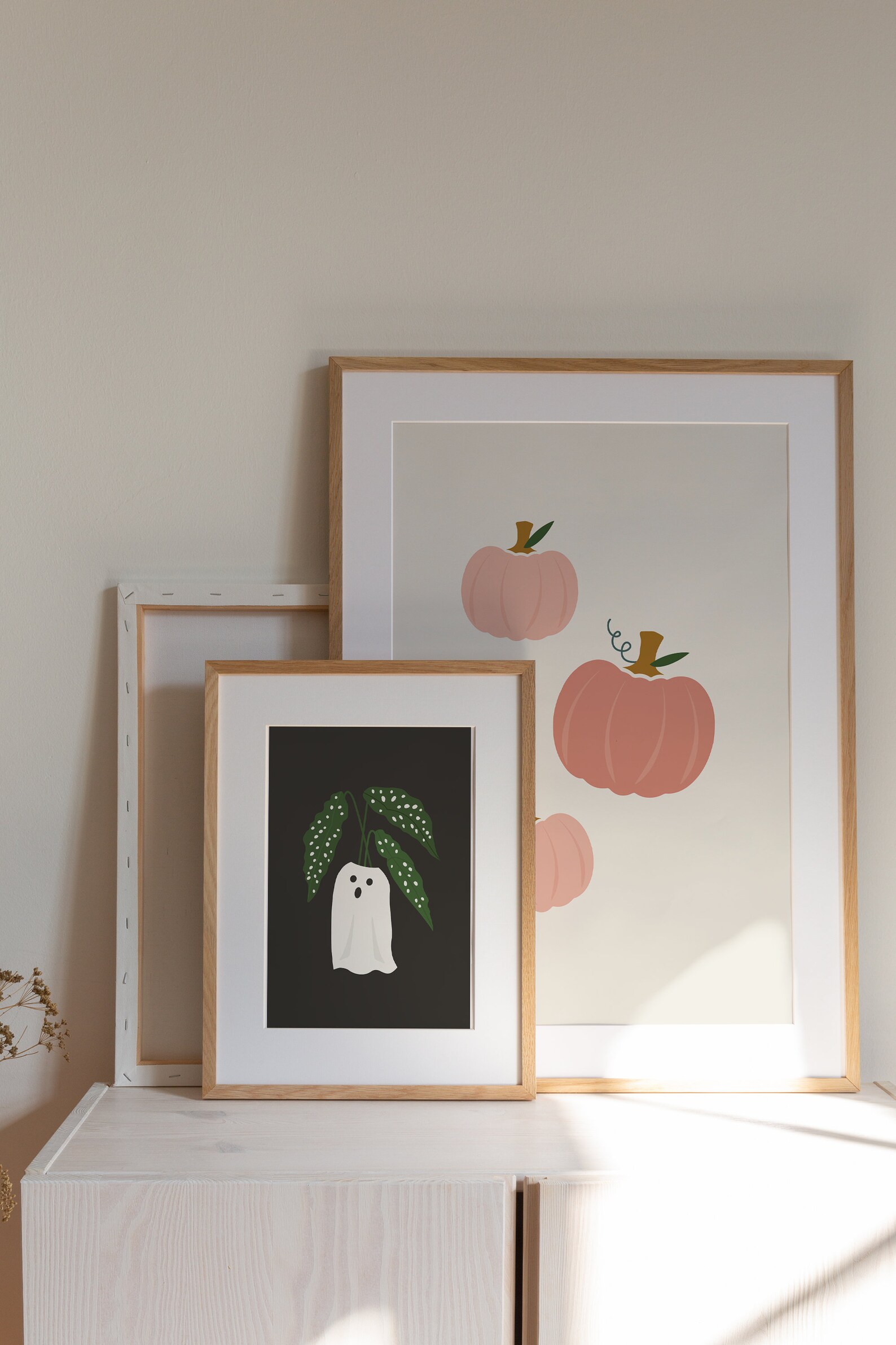 Pink Halloween Decor Cute Halloween Decor Pastel Halloween - Etsy