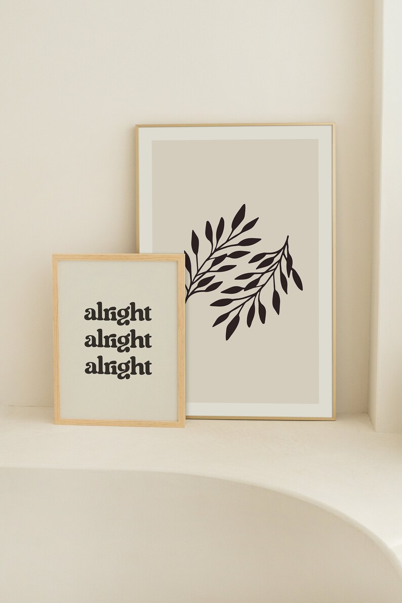 Alright Alright Alright Print, Dazed and Confused Poster, Wall Art ...
