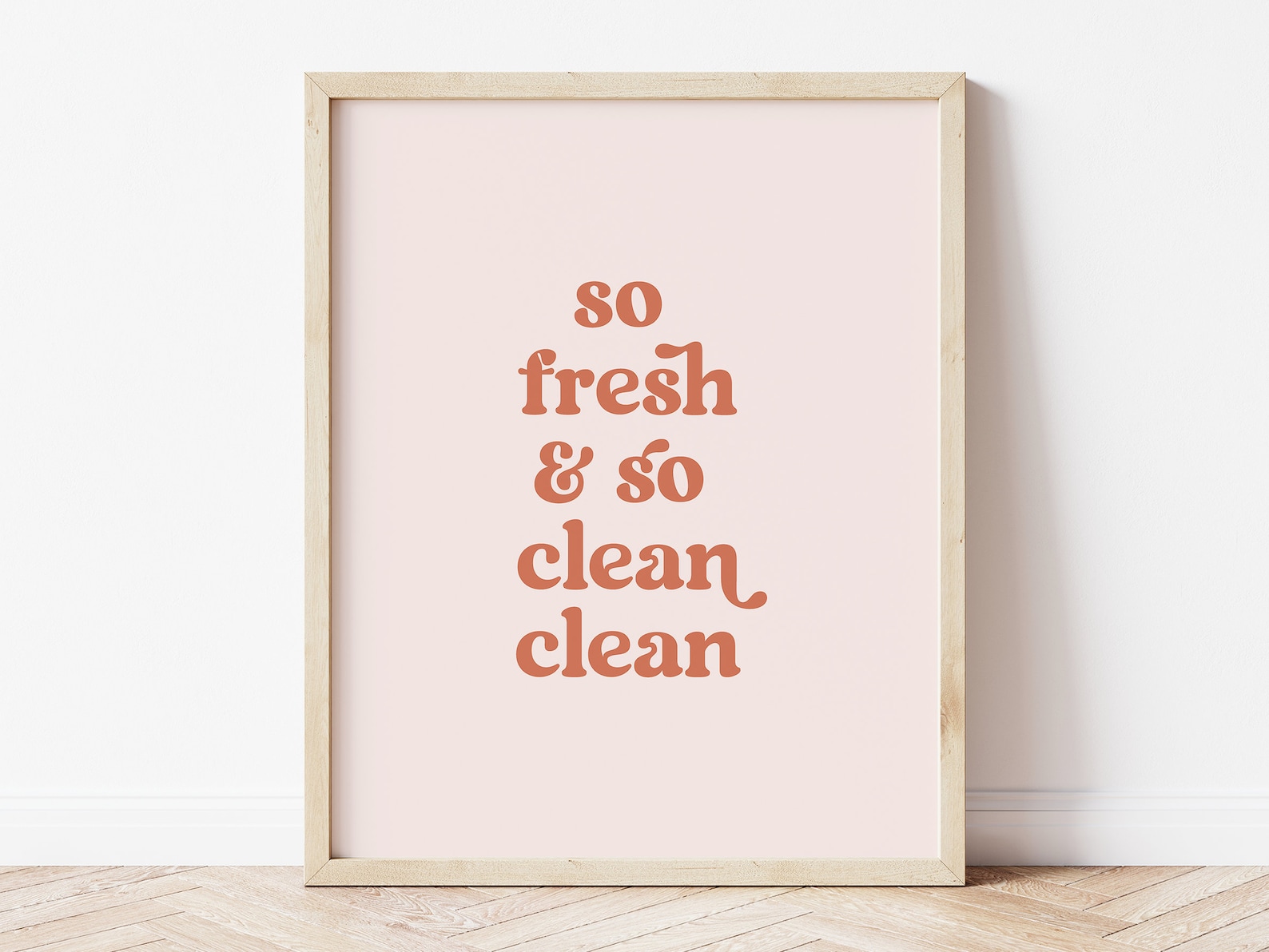 So Fresh and so Clean Clean Bathroom Prints Bathroom Art - Etsy