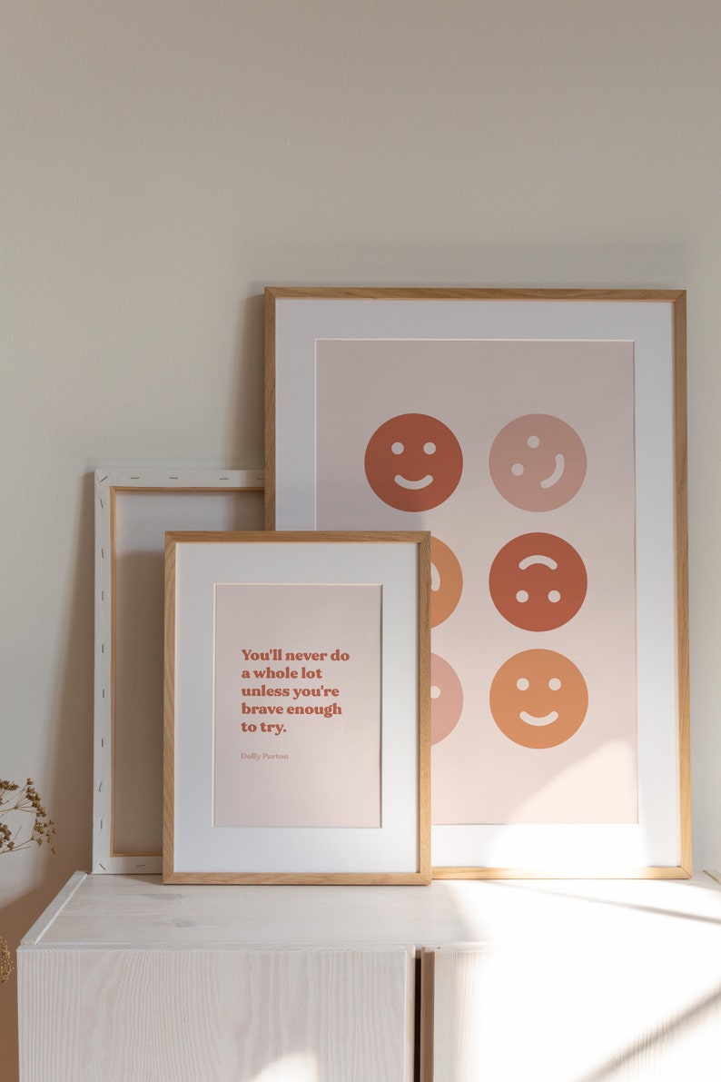 Printable Smiley Face Art Downloadable Abstract Artwork - Etsy