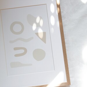 Neutral Boho Print Printable Extra Large Wall Art Abstract - Etsy