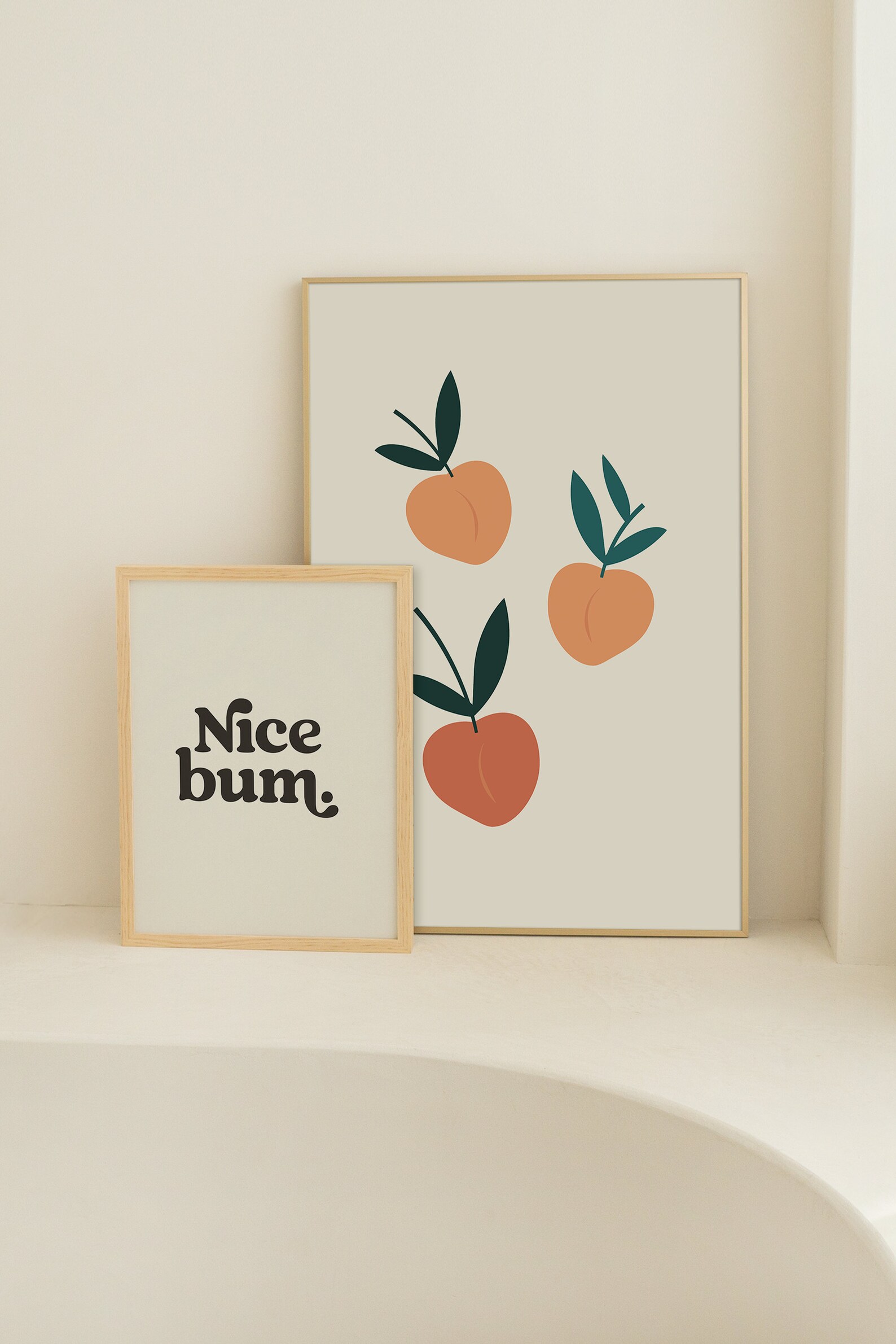 Nice Bum Print, Bathroom Prints, Bathroom Art, Typography Wall Art ...