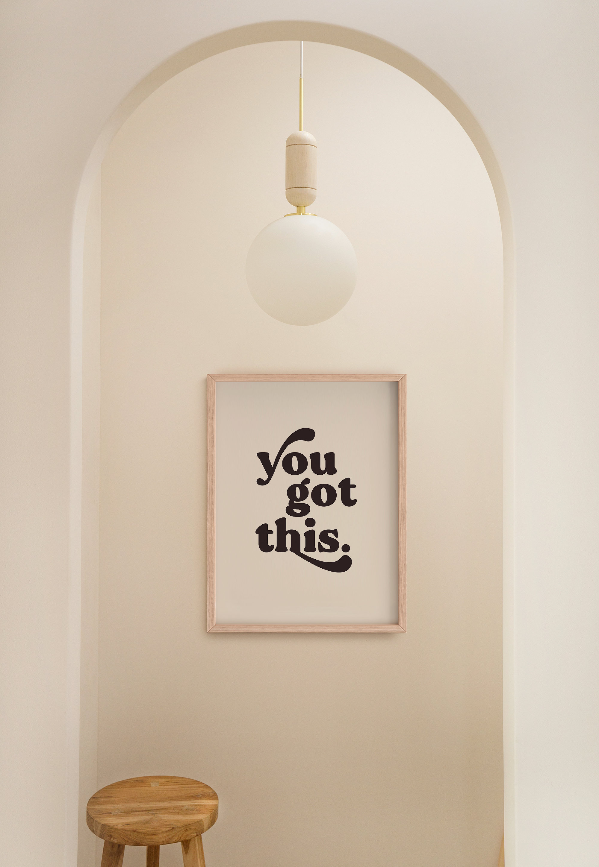 You Got This Print Black and White Wall Art Home School | Etsy